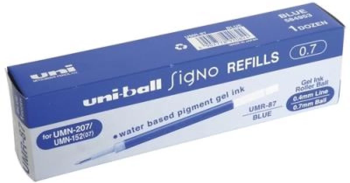 UNI REFILL PEN SIGNO UMR87 BLUE FOR UM152 07