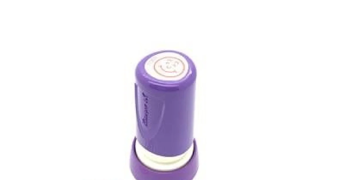 XSTAMPER MERIT STAMP SMILEY FACE RED